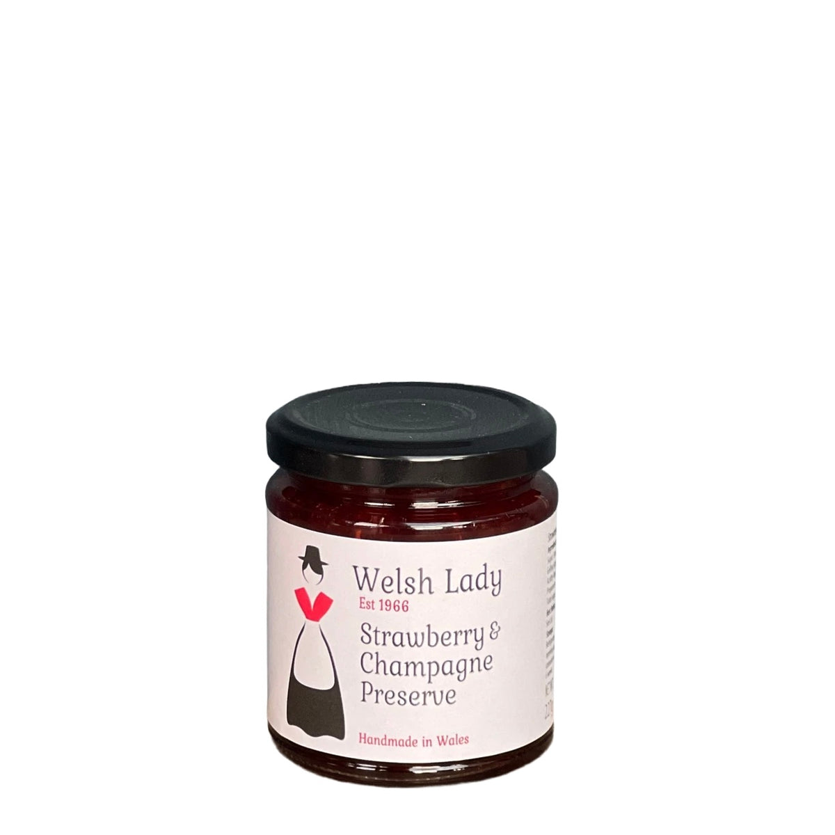 Welsh Lady Strawberry & Champagne Preserve (227g) | Gwinllan Conwy Vineyard